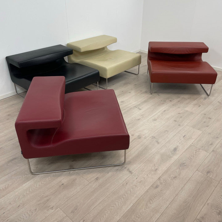 Nyrenset | Moroso Lowseat italiensk modulsofa i skinn – Secundo