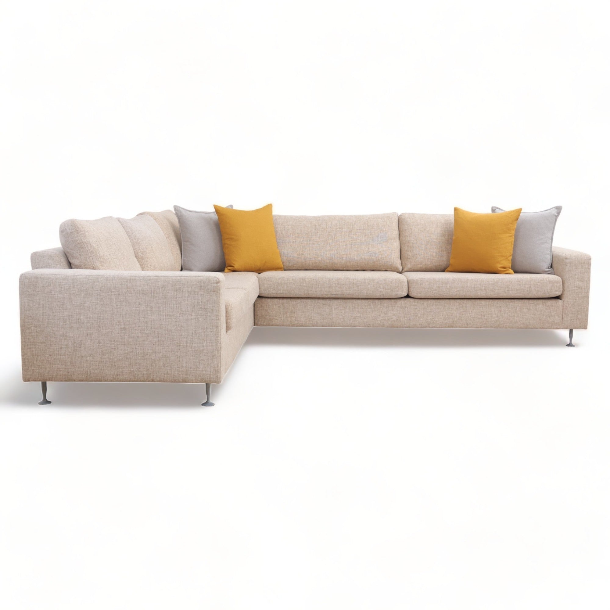 Nyrenset | Beige Bolia Milano hjørnesofa – Secundo