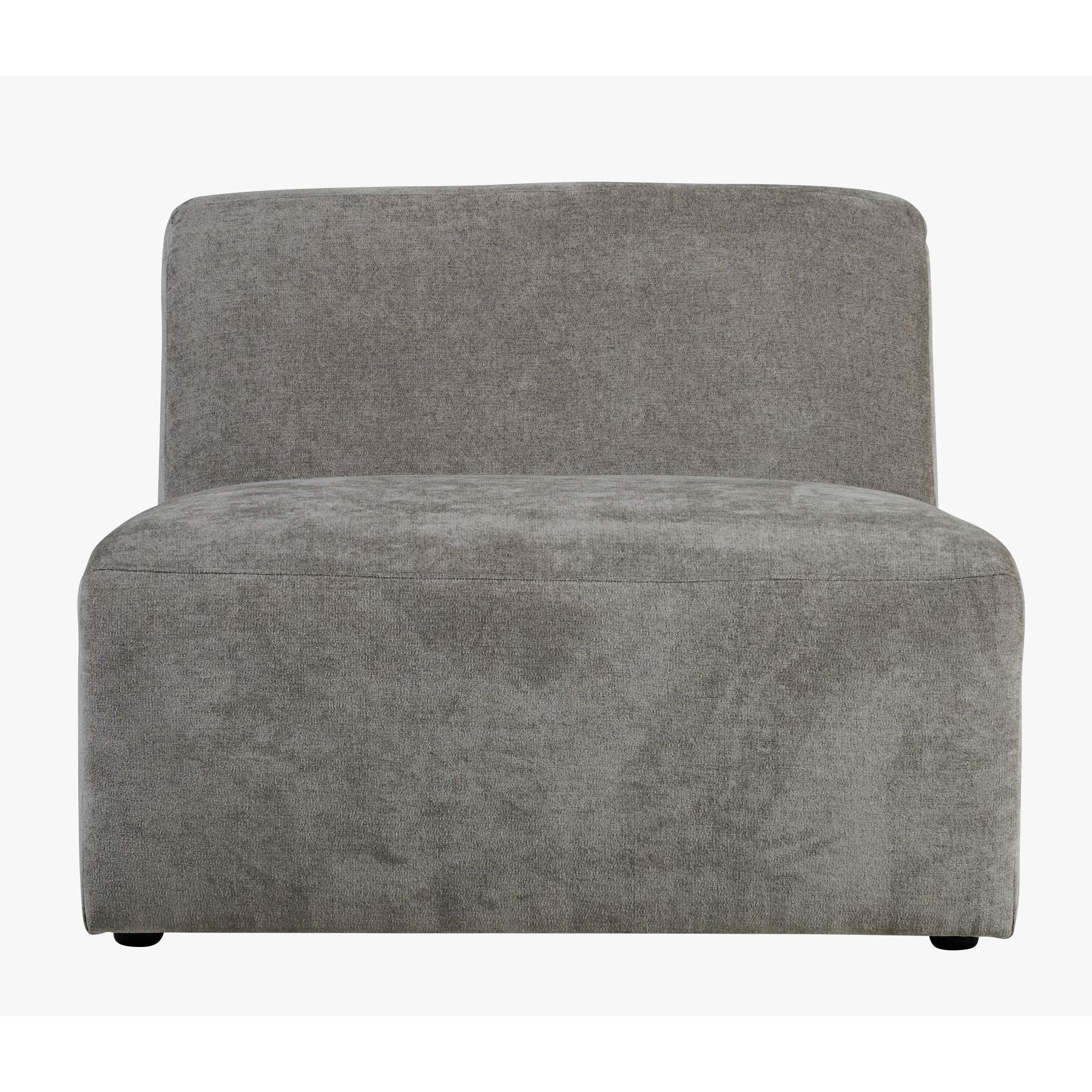 Juno Modulsofa 1,5 seter uten armlene fra Kid, grå, 90x93x73 cm – Secundo